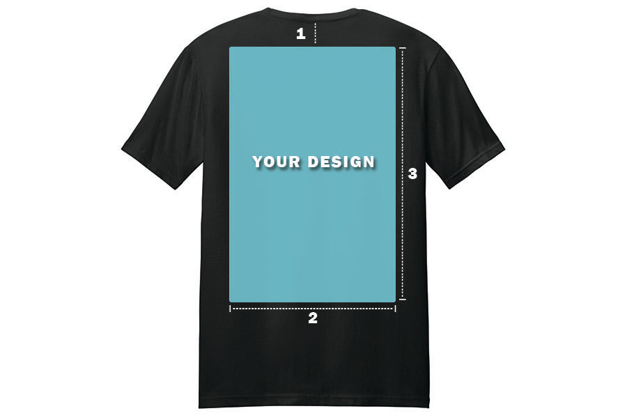 DTF TRANSFER TSHIRT SIZE & PLACEMENT GUIDE – UTM PRINTING
