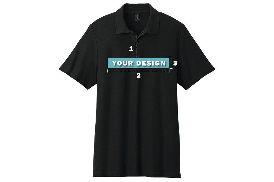 DTF TRANSFER POLO SHIRT SIZE & PLACEMENT GUIDE – UTM PRINTING